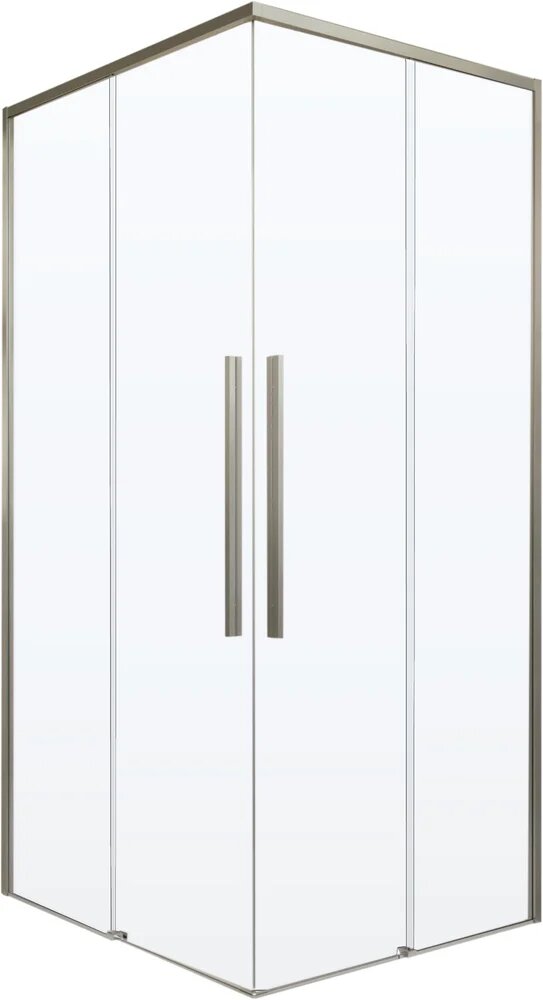 Душевой уголок Vincea Slim-N VSS-4SN8010CLBN без поддона, стеклянный, 99x79, прямоугольный, раздвижной, итальянский