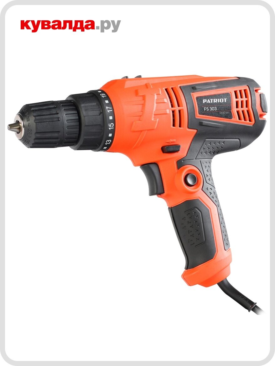 Шуруповерт сетевой PATRIOT FS 303
