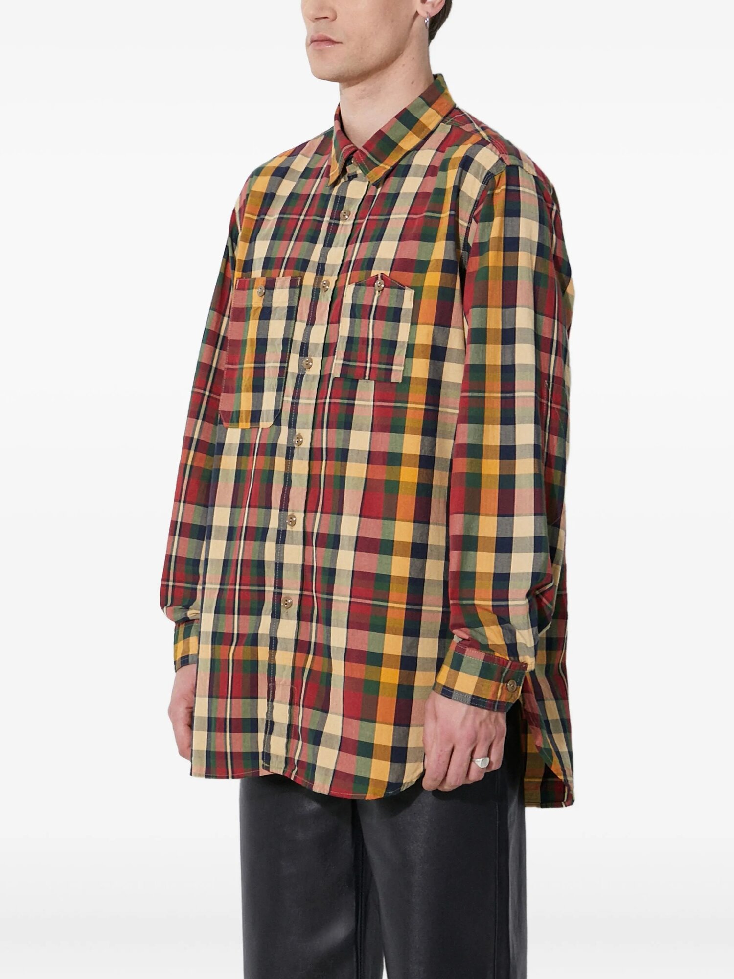 Рубашка Engineered Garments, размер M, красный — фото 1