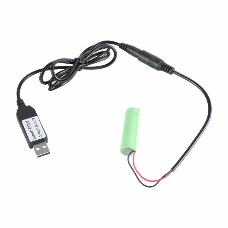USB-адаптер питания 1.5V для часов AA LR6