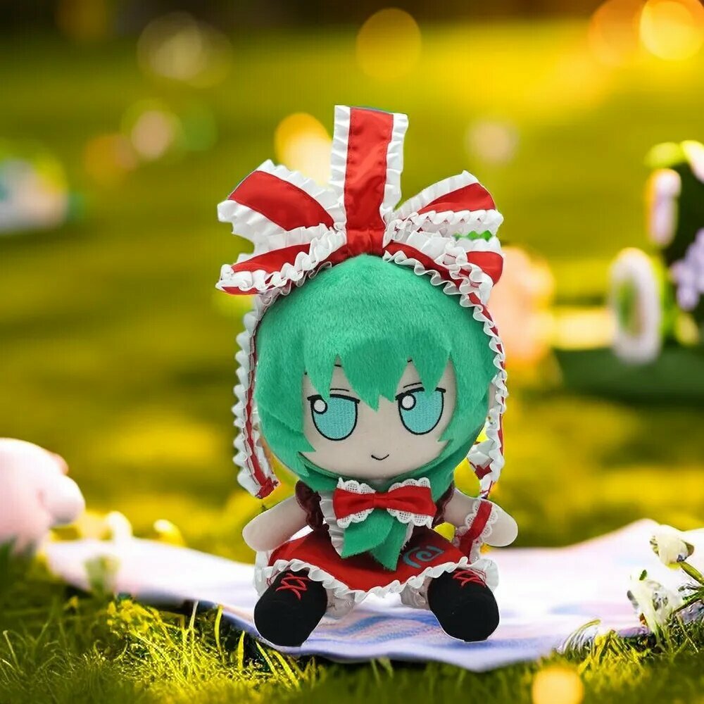 Аниме Мягкие Игрушки TouHou Project Fumo Kagiyama Hina / Хина Кагияма Игрушка Антистресс 20 CM
