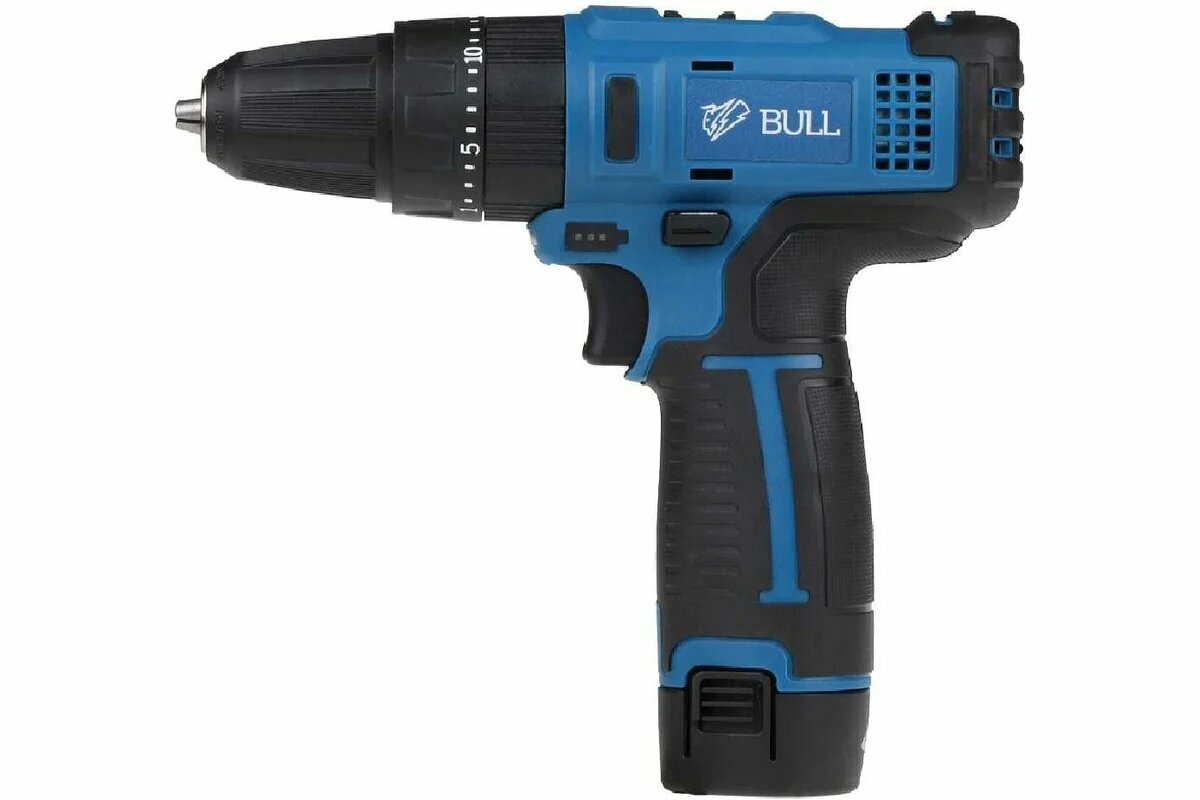 Аккумуляторная дрель-шуруповерт BULL SR 1201 в чемодане 04003325