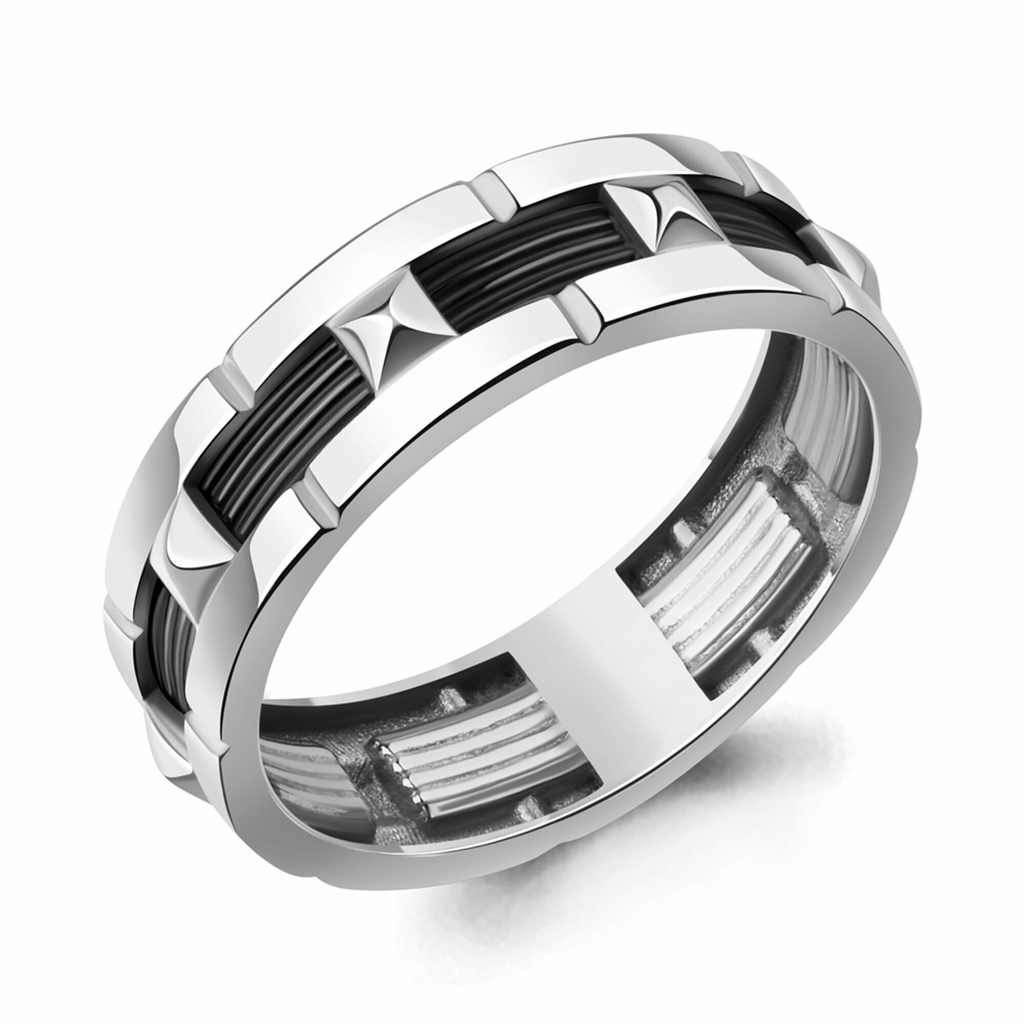 Кольцо Diamant online, серебро, 925 проба, родирование