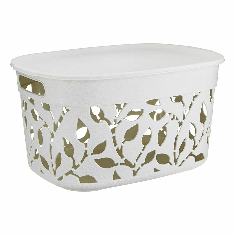 Корзина для хранения 26,5x20,5x37,5 см 12 л белая