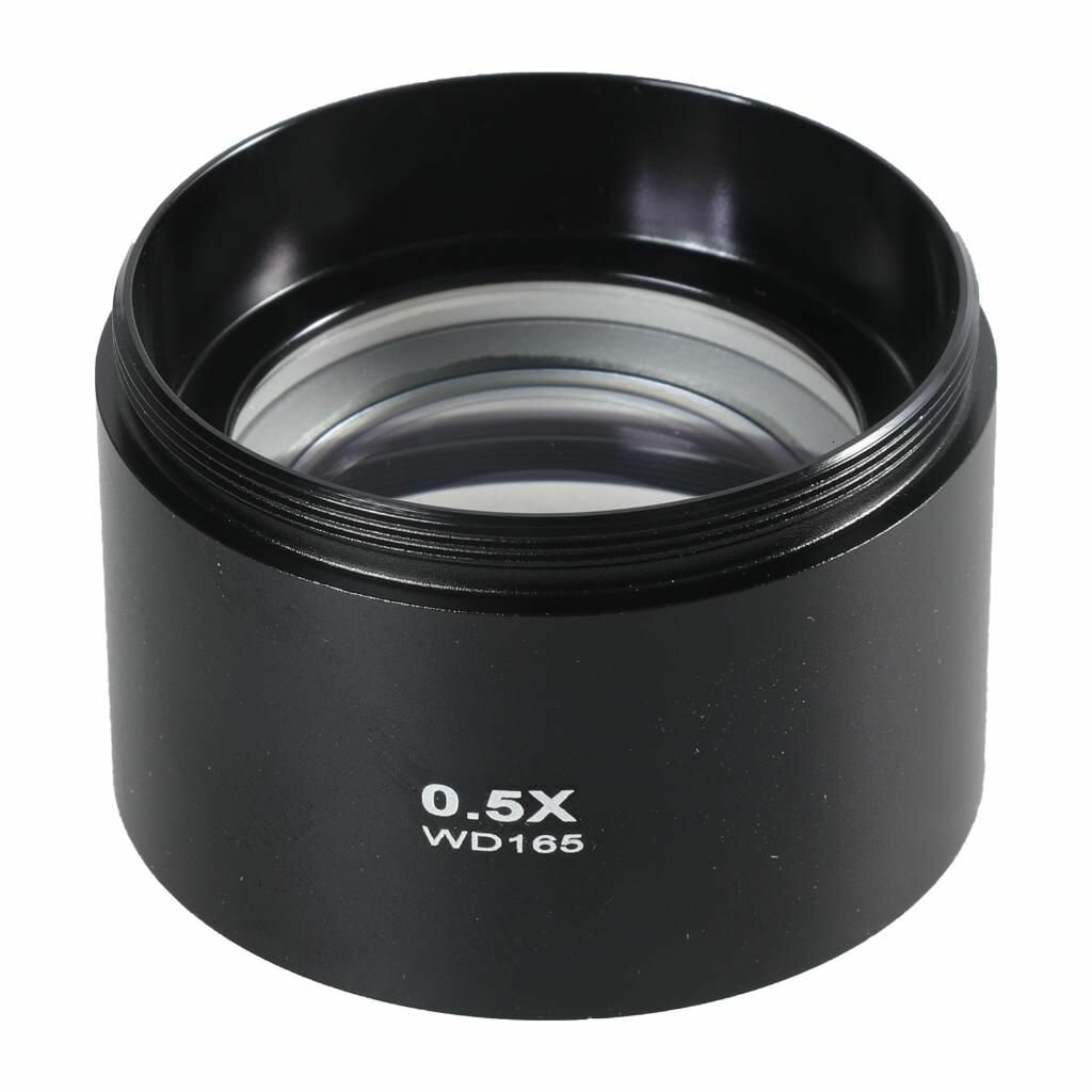Линза Барлоу 0.5/0.7 для микроскопа, - Черный 0.5x