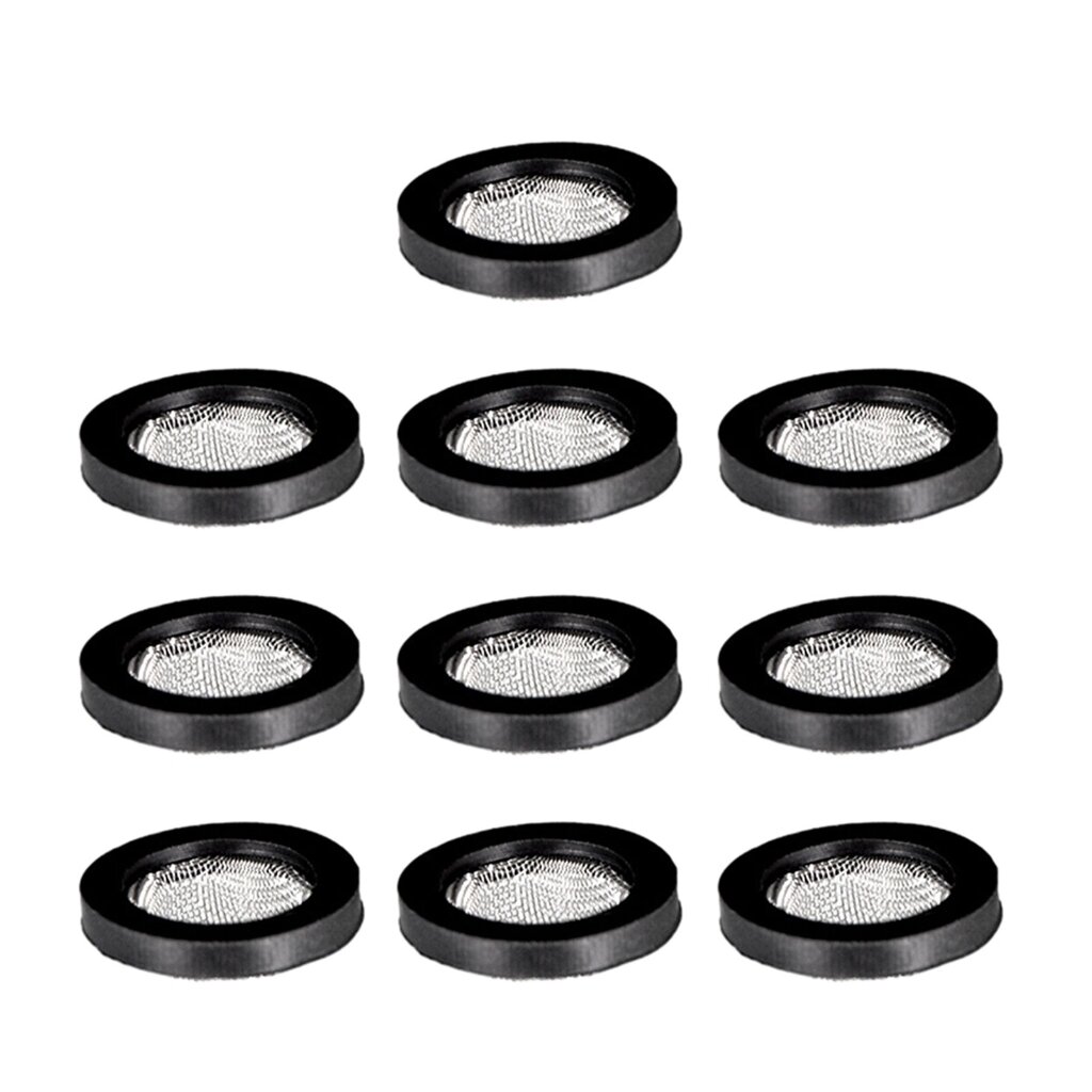10 Шт Сетчатая Шайба Для Шланга Прокладка Фильтра Уплотнительные Кольца Прокладка Шланга С Фильтрующей Сеткой