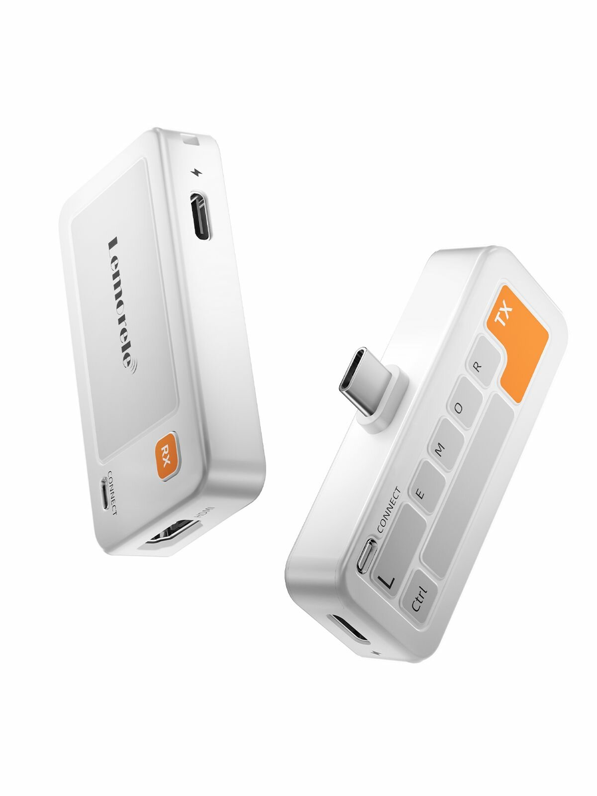 Lemorele P400 беспроводной комплект Type-C передатчика и HDMI приёмника, передача аудио и видео, подходит для ноутбуков, смартфонов и телевизоров