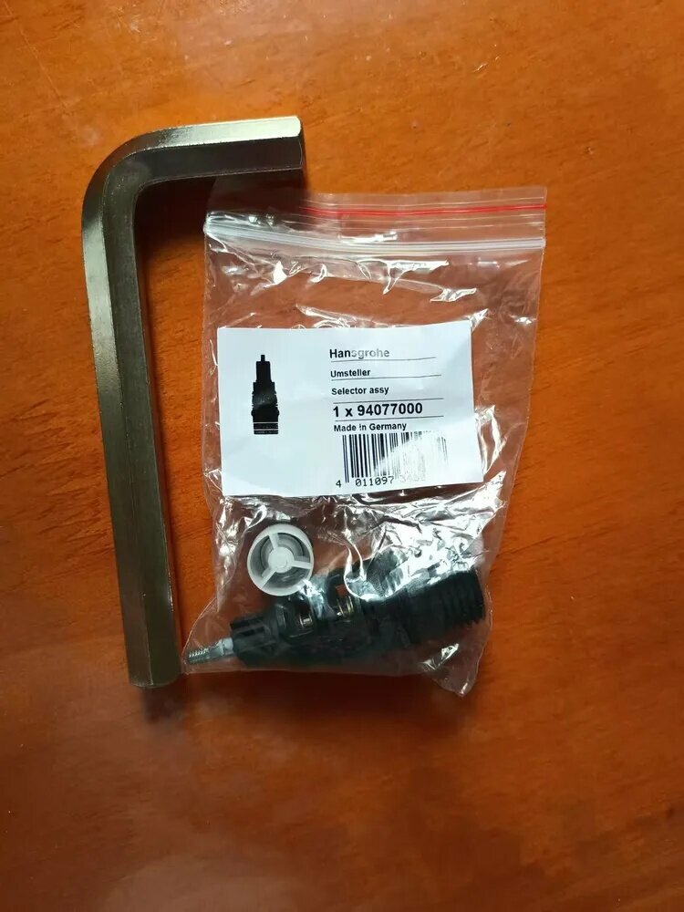 Переключатель для смесителя на ванну Hansgrohe 94077000 - дивертор вытяжной