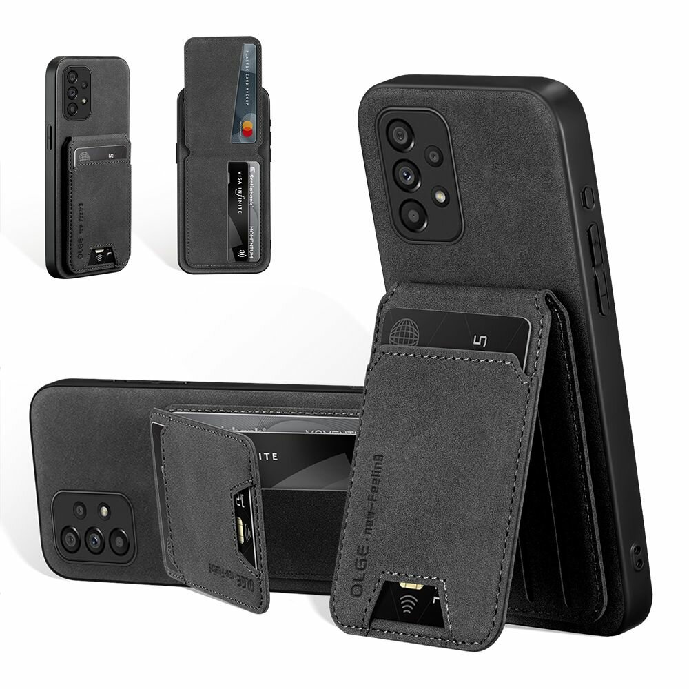 Картхолдер мужской на Samsung Galaxy A13 5G/A04S(Самсунг Галакси А13/А04с) с MagSafe-Чехол бумажник