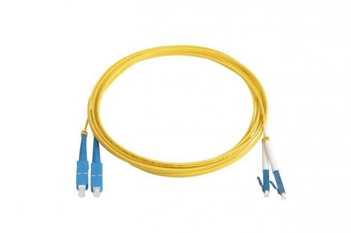 Hyperline Patch cord во, LC-SC, duplex, SM 9/125 3м
