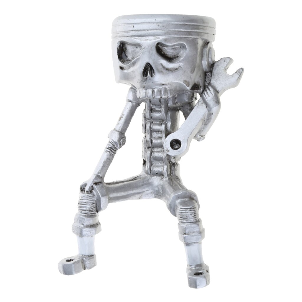 Резной поршневой череп из смолы для украшения интерьера, сада, двора и вечеринок