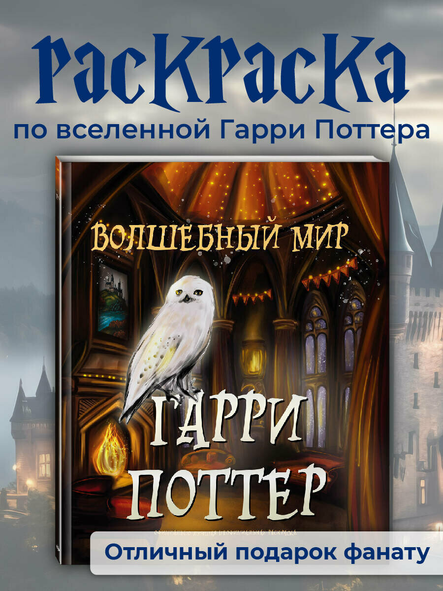 Волшебный мир Гарри Поттера. Раскраска