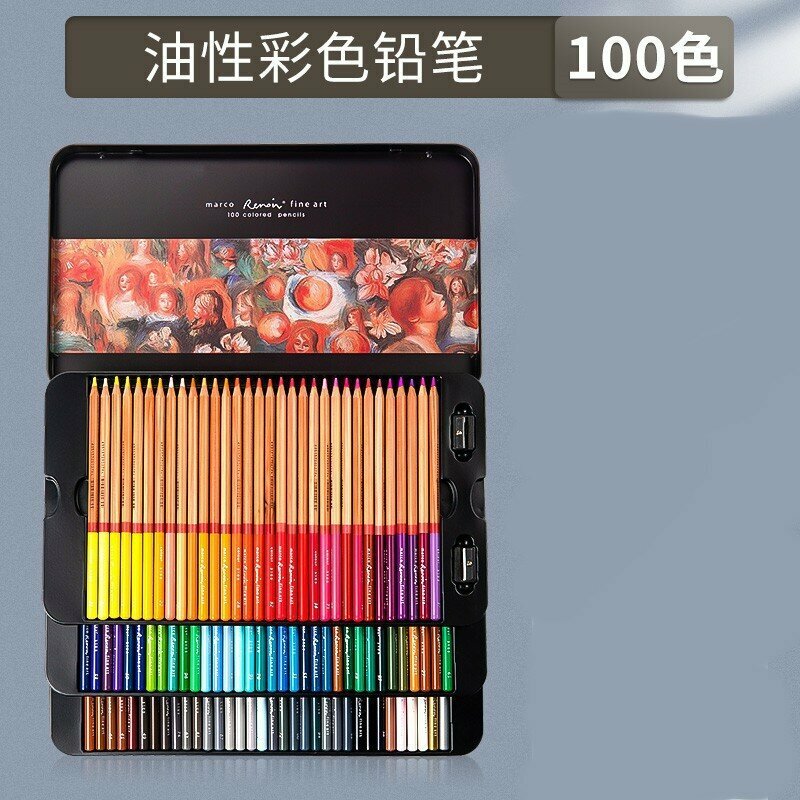 Цветные карандаши серии Marco Master для художественного дизайна и рисования, масляные цветные карандаши для студентов, ручные цветные карандаши