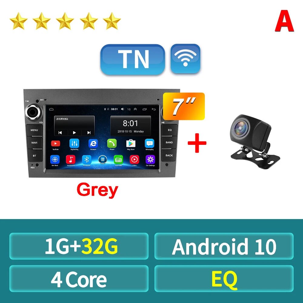 Автомагнитола Carplay, мультимедийный видеоплеер на Android 10, для Opel Vauxhall Astra Antara Meriva Vivaro Combo Signum Vectra Corsa, типоразмер 2DIN