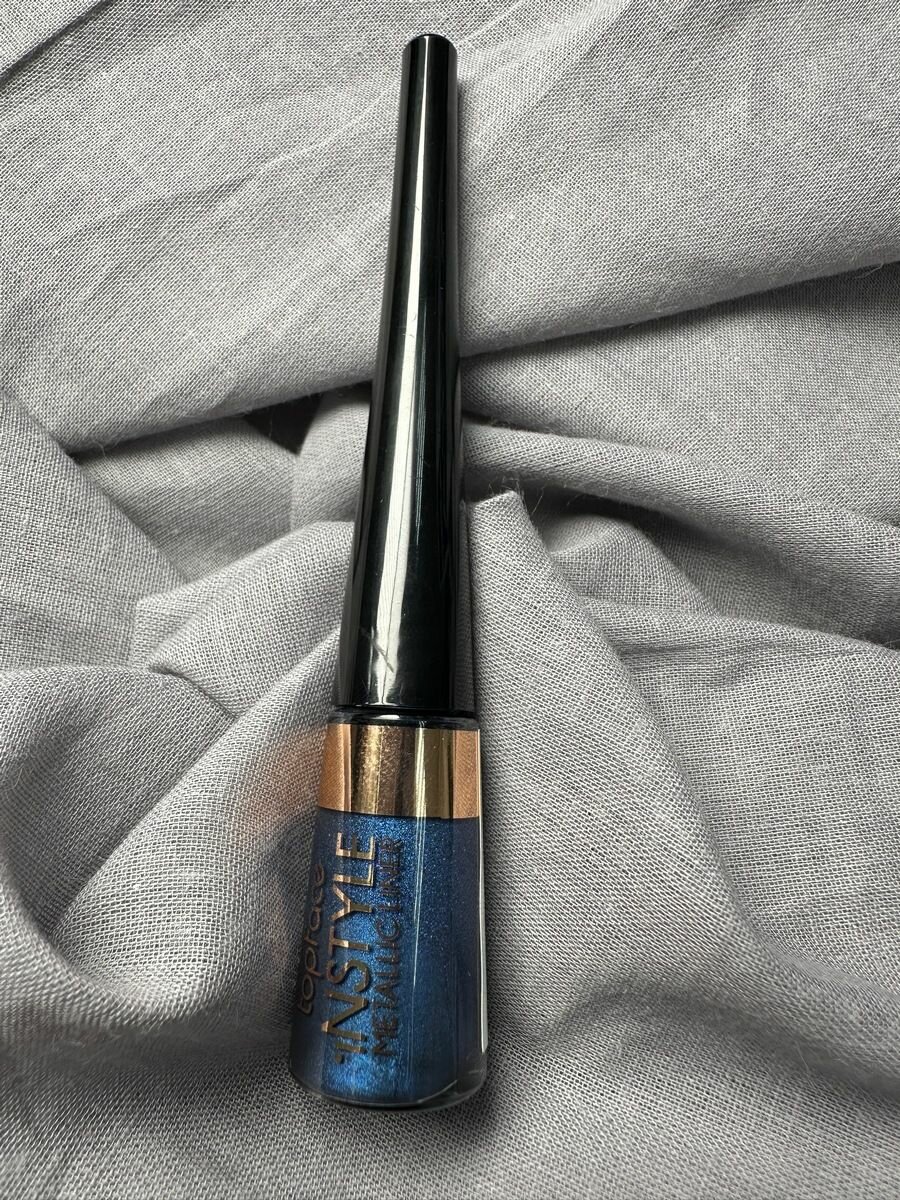 Topface Подводка для глаз Instyle Metallic Eyeliner PT554, тон 004