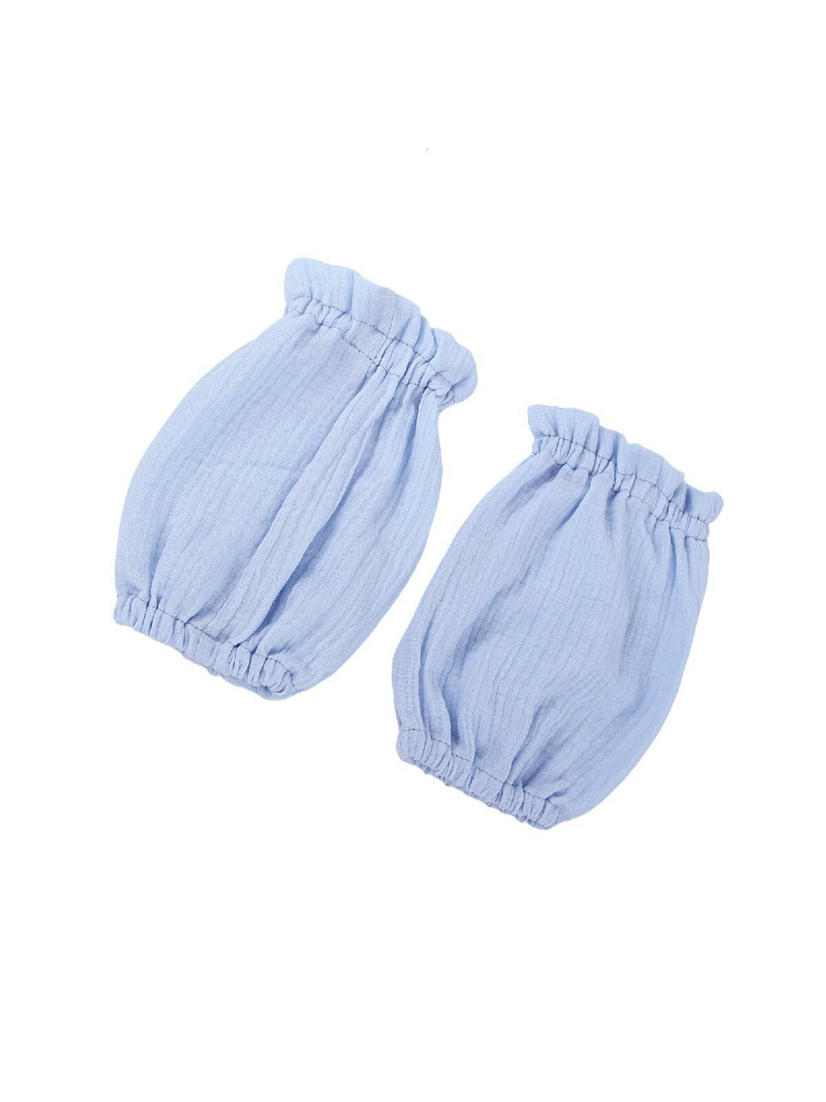 Эластичные хлопковые рукавицы для младенцев, Синий