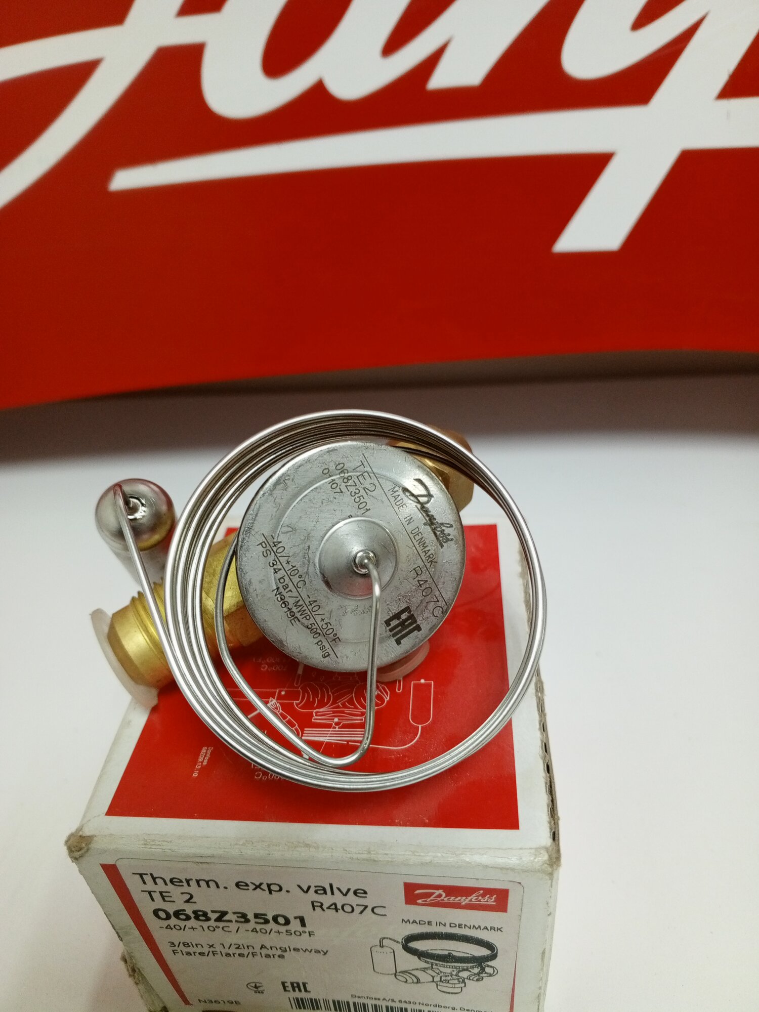 068Z3501 Danfoss вентиль терморегулирующий Danfoss TE 2 R 407