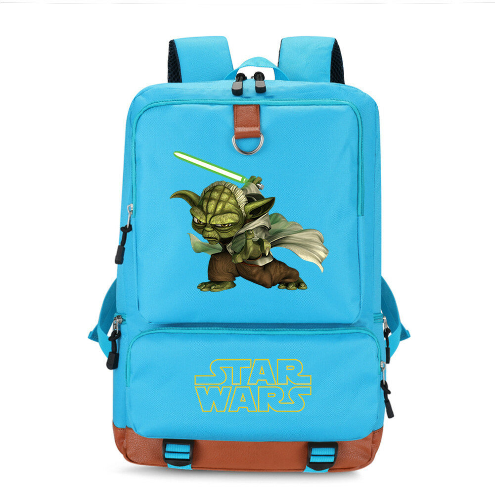 Трансграничный хит продаж Baby Yoda Force периферийный рюкзак воина для учащихся начальной и средней школы, школьная сумка, детский рюкзак с героями мультфильмов