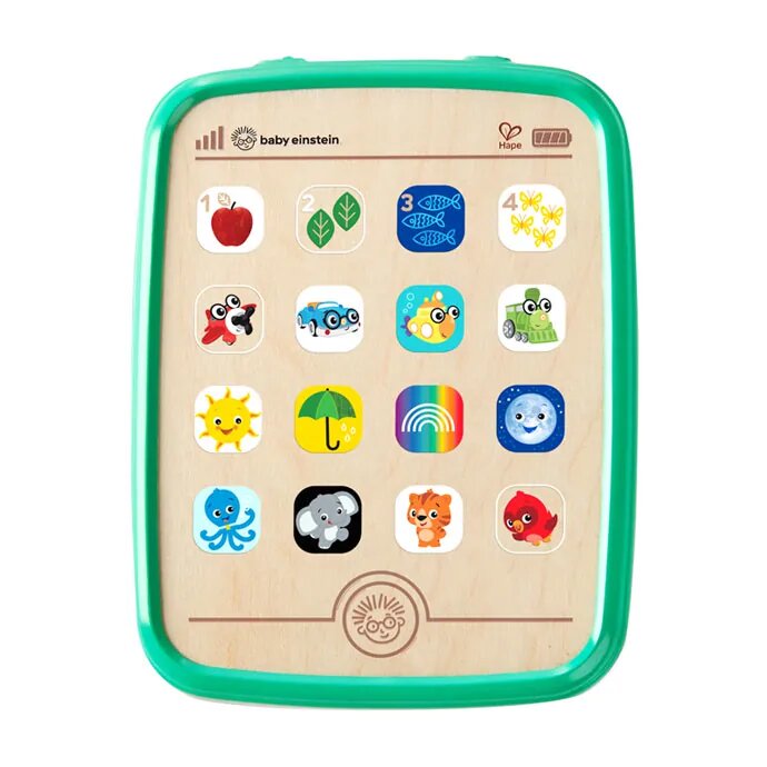 Hape умный планшет с сенсорным экраном для малышей от 6 месяцев, музыкальная обучающая игрушка для мальчиков и девочек