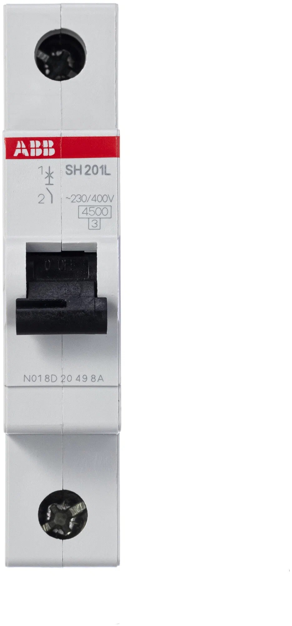Автоматический выключатель ABB 1-полюсный SH201L C6 (автомат) 2CDS241001R0064