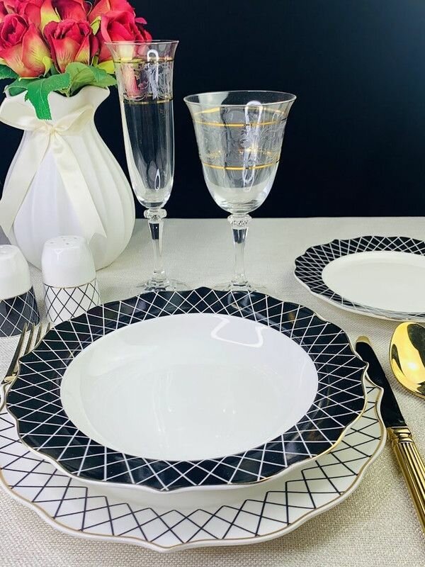 Обеденный сервиз Lenardi, фарфор, 20 предметов