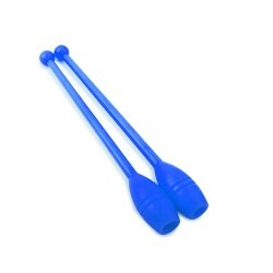 Булавы Стром У714, для художественной гимнастики, синие, 35см