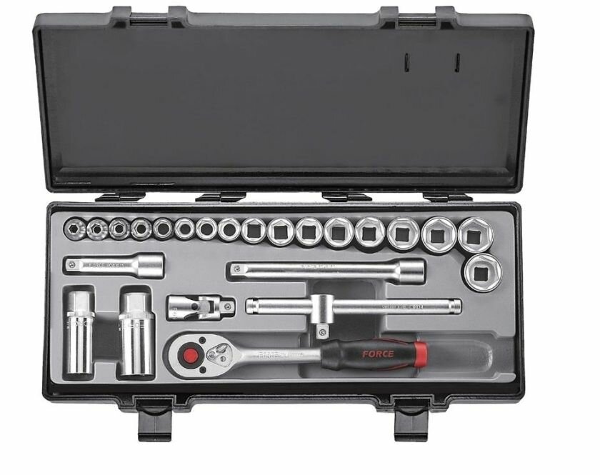 Набор SL-гранных головок с приспособлениями FORCE 3251