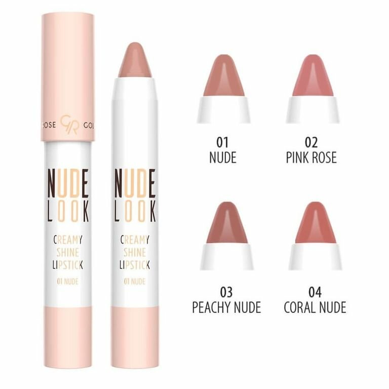 Golden Rose Помада для губ NUDE LOOK CREAMY SHINE Lipstick тон 01 nude