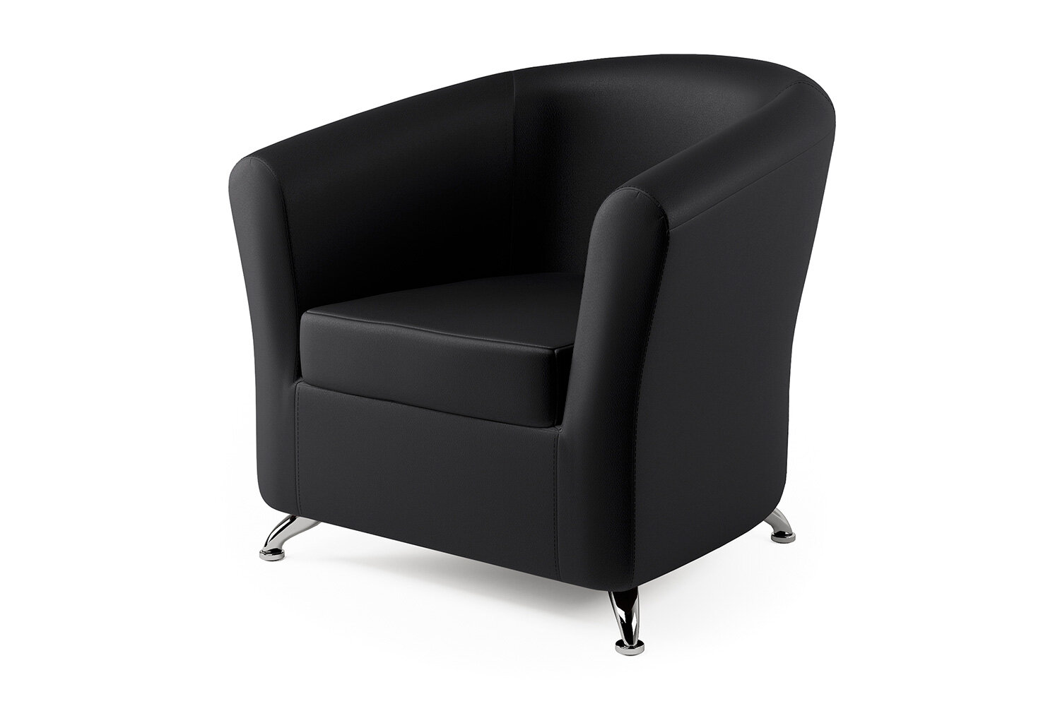 Кресло Hoff Евро, 82,5х76х82 см, обивка искусственная кожа, цвет черный