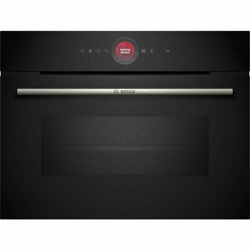 Встраиваемый компактный духовой шкаф электрический Bosch CMG7241B1 черный