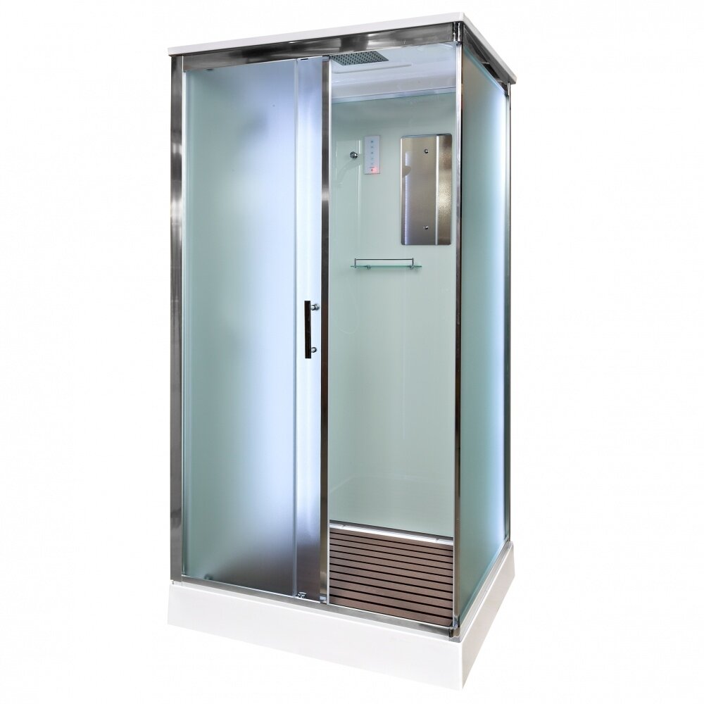 Душевая кабина Deto D D119S LED 110 x 90 см, с крышей и LED подсветкой D119SLED