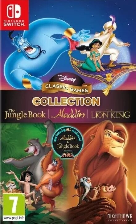 Disney Classic Games: The Jungle Book, Aladdin & The Lion King [Nintendo Switch, английская версия]