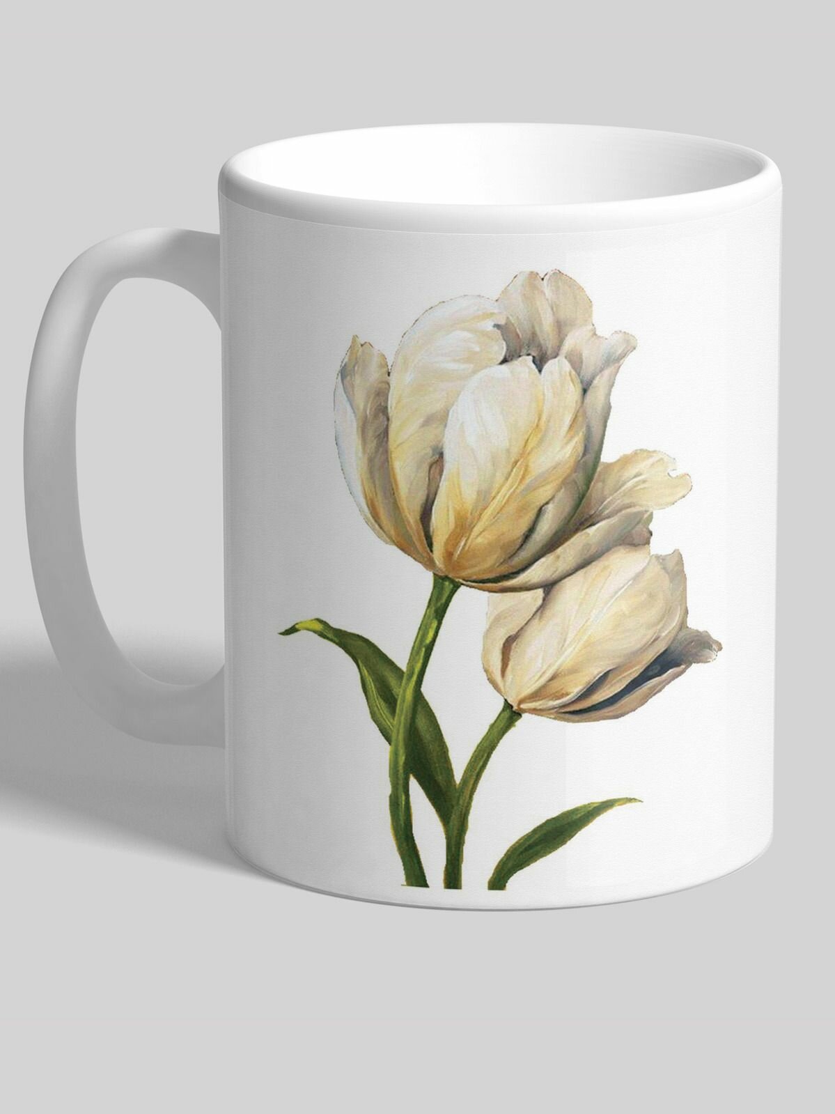 Кружка cooperative.moscow " Тюльпан цветок " (кружка с Тюльпаном , Тюльпан , кружка с цветком, кружка Тюльпан , подарок с любовью, кружка с цветами, цветы, цветок) , 330 мл, 1 шт