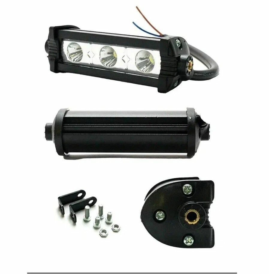 Балка mini светодиодная автосвет Дневные ходовые огни размер 105*30*45мм