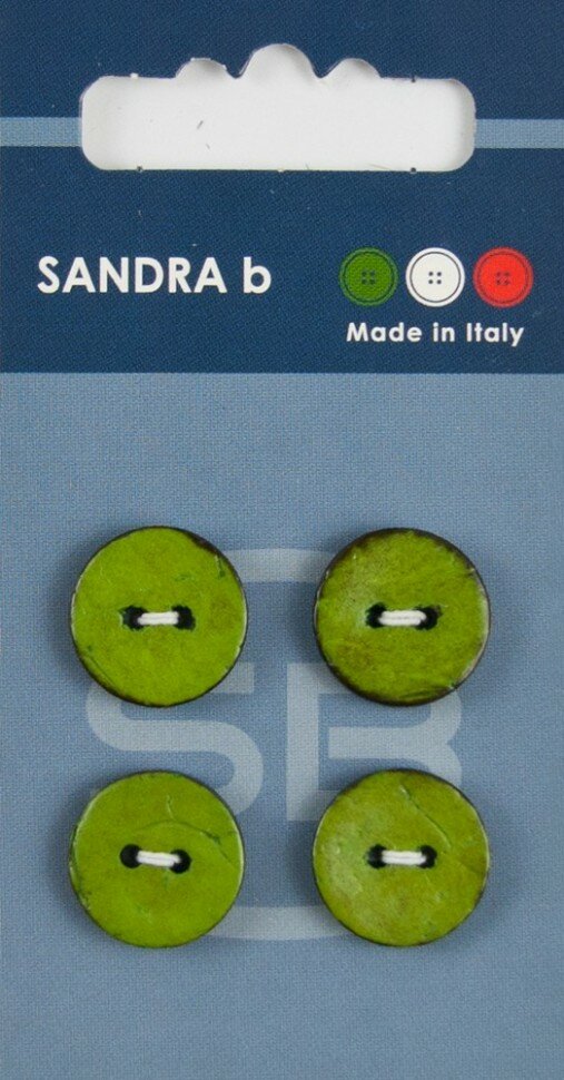 #CARD074 Пуговицы Sandra 4 шт