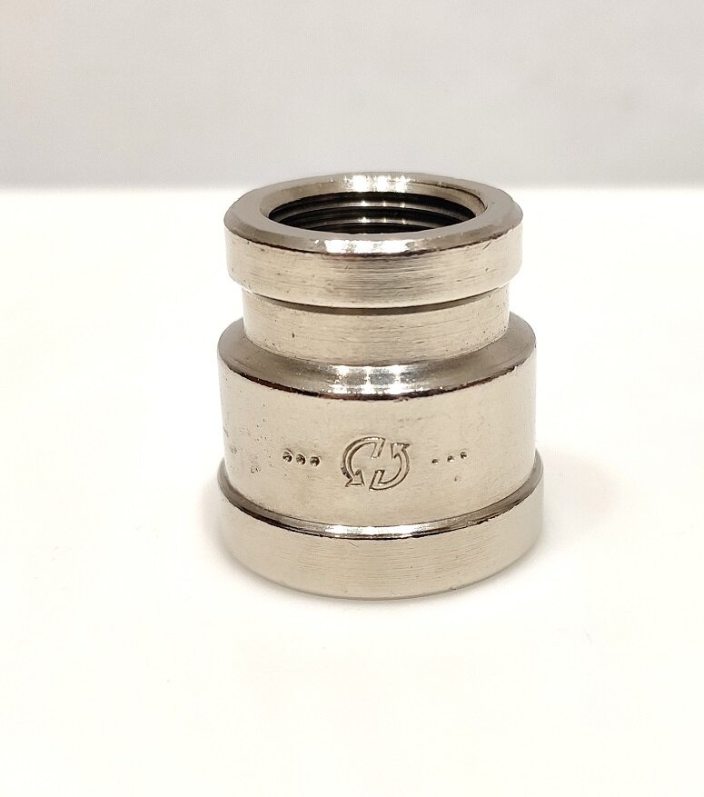 Муфта переходная 3/8" х 1/2" хром General Fittings
