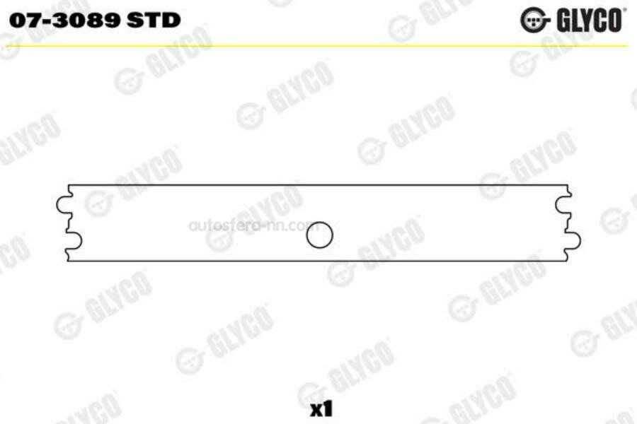 GLYCO 073089STD Втулка балансировочного вала ДВС
