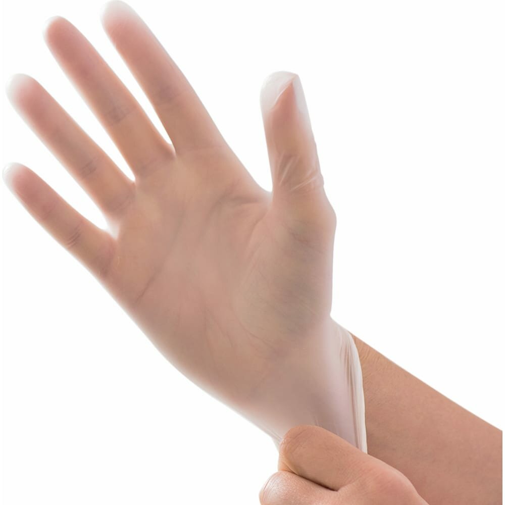 Неопудренные виниловые перчатки AVIORA 402-673