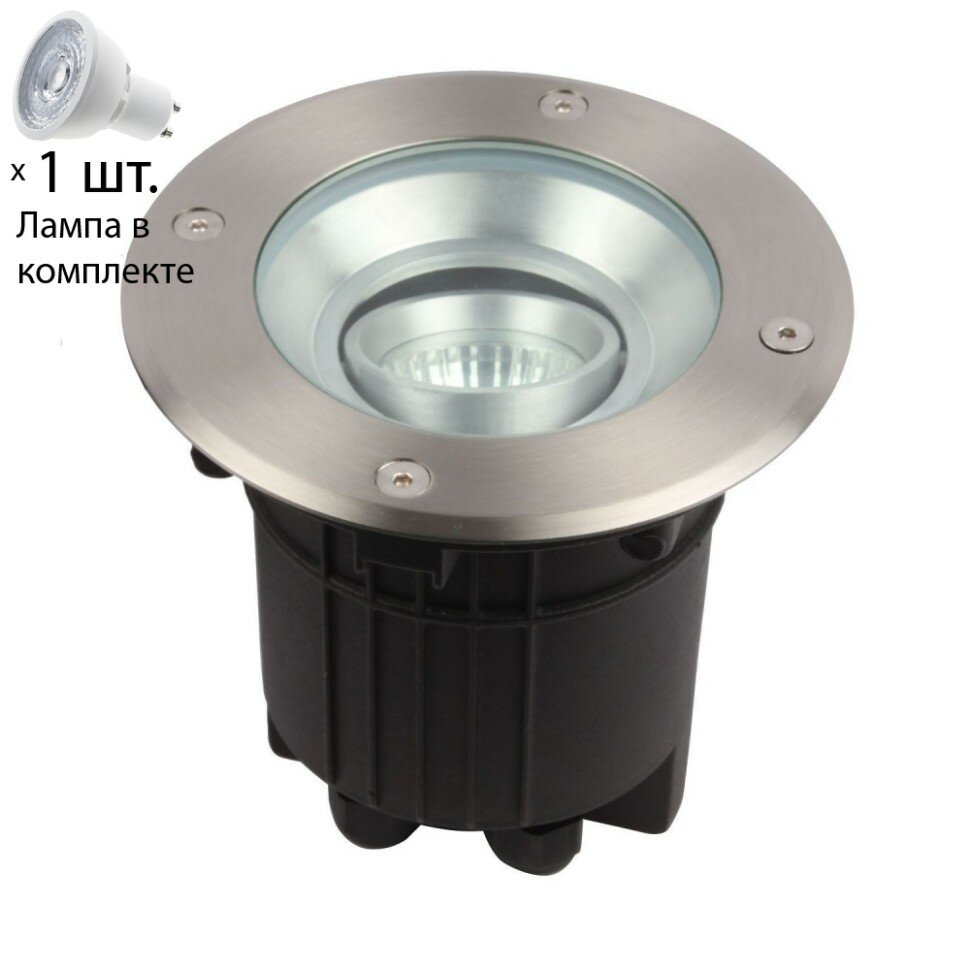 Уличный светильник с лампочкой Favourite Earthen 3040-1U+Lamps Gu10