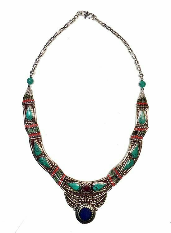 Колье, искусственный камень