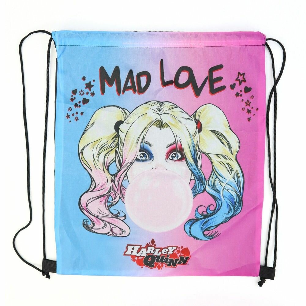 Сумка детская ND Play / Сумка для хранения обуви, сменки / Рюкзак для формы (Харли Квин, 35 х 41 см) ND PLAY