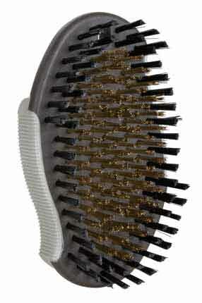 Щетка трикси овальная с латунной щетиной 2319