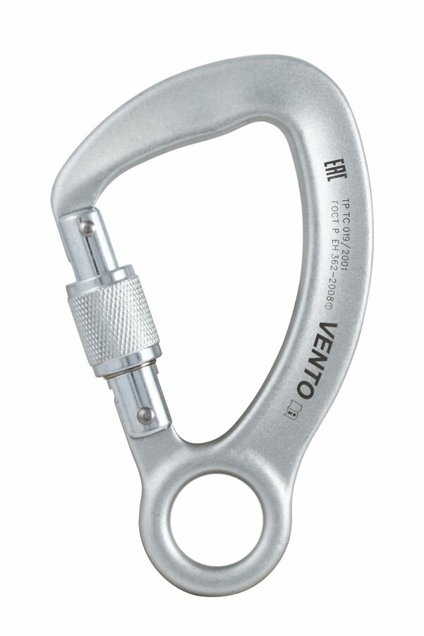 Карабин Венто "Стальной с кольцом" муфта