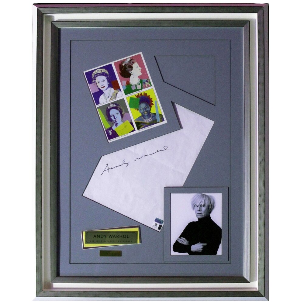Автограф MEMORABILIA "Энди Уорхолл" (Andy Warhol) 2000-2010 гг.