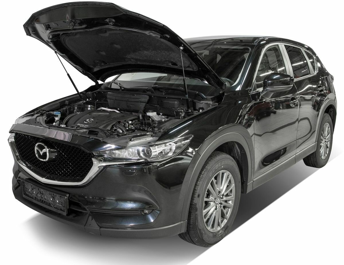 Газовые упоры капота АвтоУпор для Mazda CX-5 I, II 2011-2017 2017-н. в, 2 шт, UMACX5021