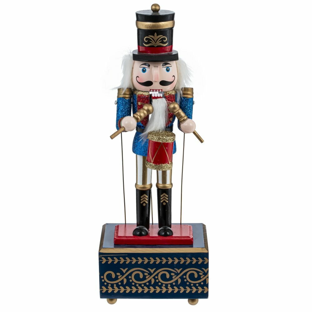 Фигурка Щелкунчик с музыкой и движением, 11,5х10х32 см KSM-811030