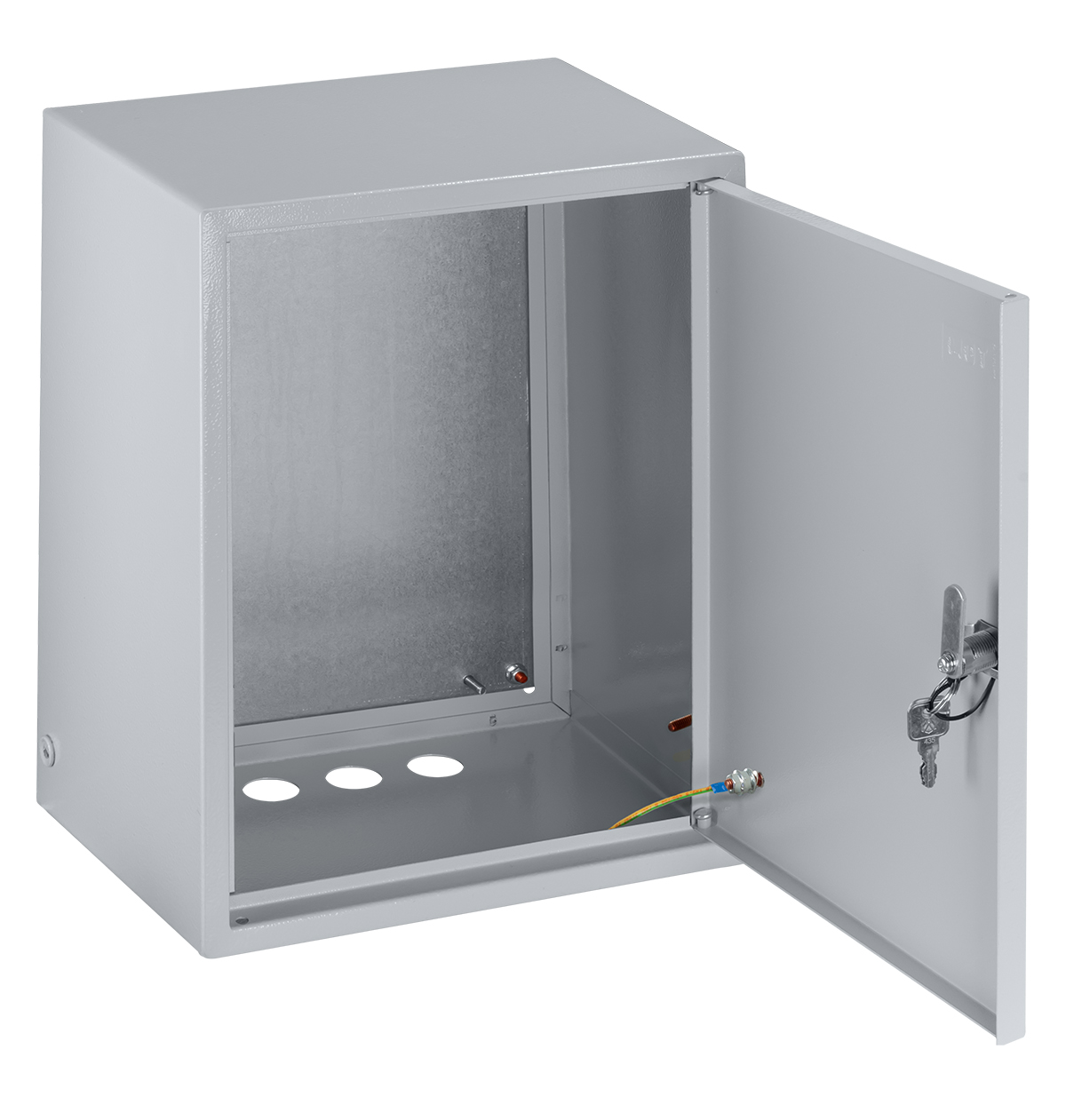 Щит распределительный TDM Electric / ТДМ Электрик ЩМП-1-0, стальной серый, IP31, размером 395х310х220мм, SQ0905-0059 / электрика