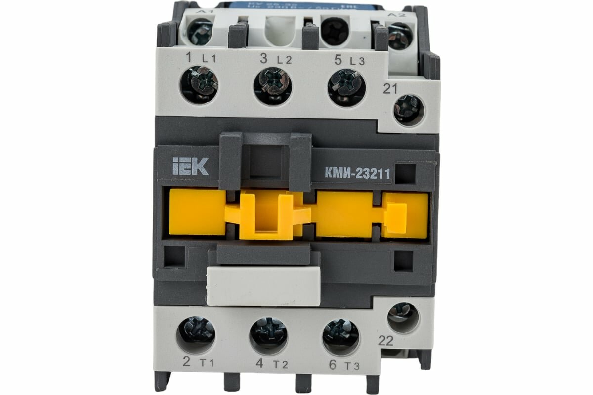 Контактор IEK КМИ-23211 32А 220В ИЭК KKM21-032-230-01