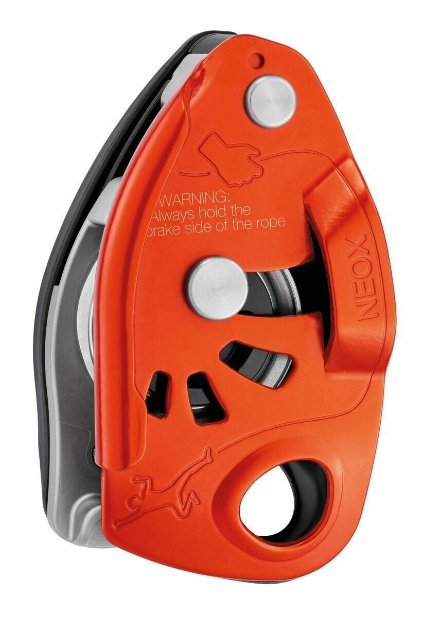 PETZL NEOX Страховочное устройство c функцией вспомогательной блокировки оранжевый