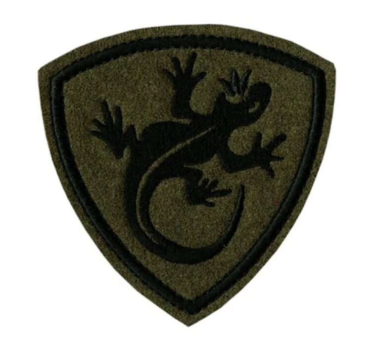 Шеврон ВВ Уральского округа "ящерица", вышитый рисунок, военная форма нашивки